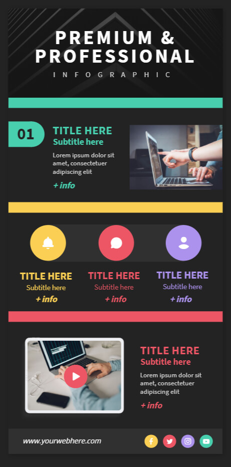 Interaktive Infografikvorlagen | Genially